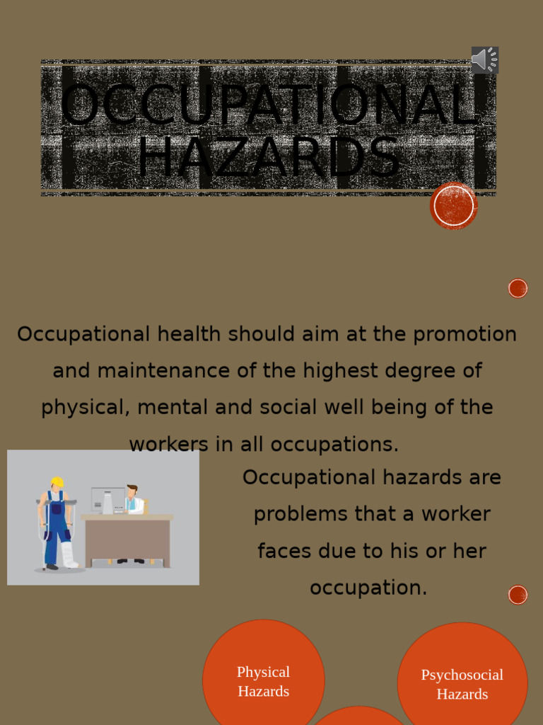 Occupational Hazards | PDF | Hazards | Personal Protective Equipment
