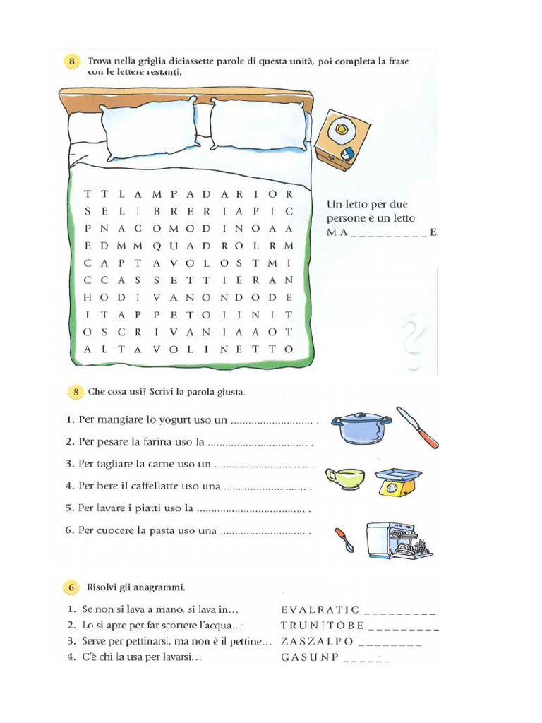 Parti Della Casa Esercizi | PDF