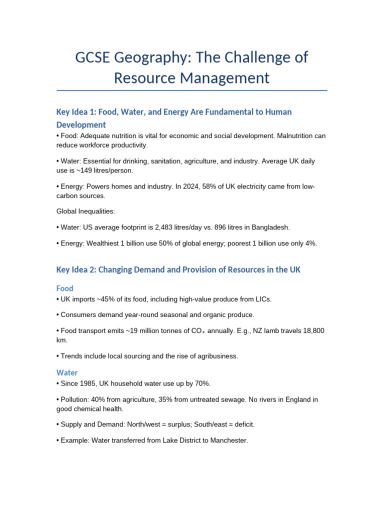 Agribusiness in GCSE Geography | PDF