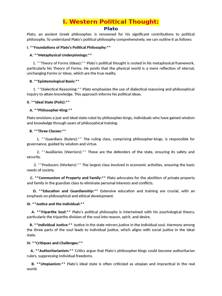 Topics Outlines | PDF | Political Philosophy | Social Contract