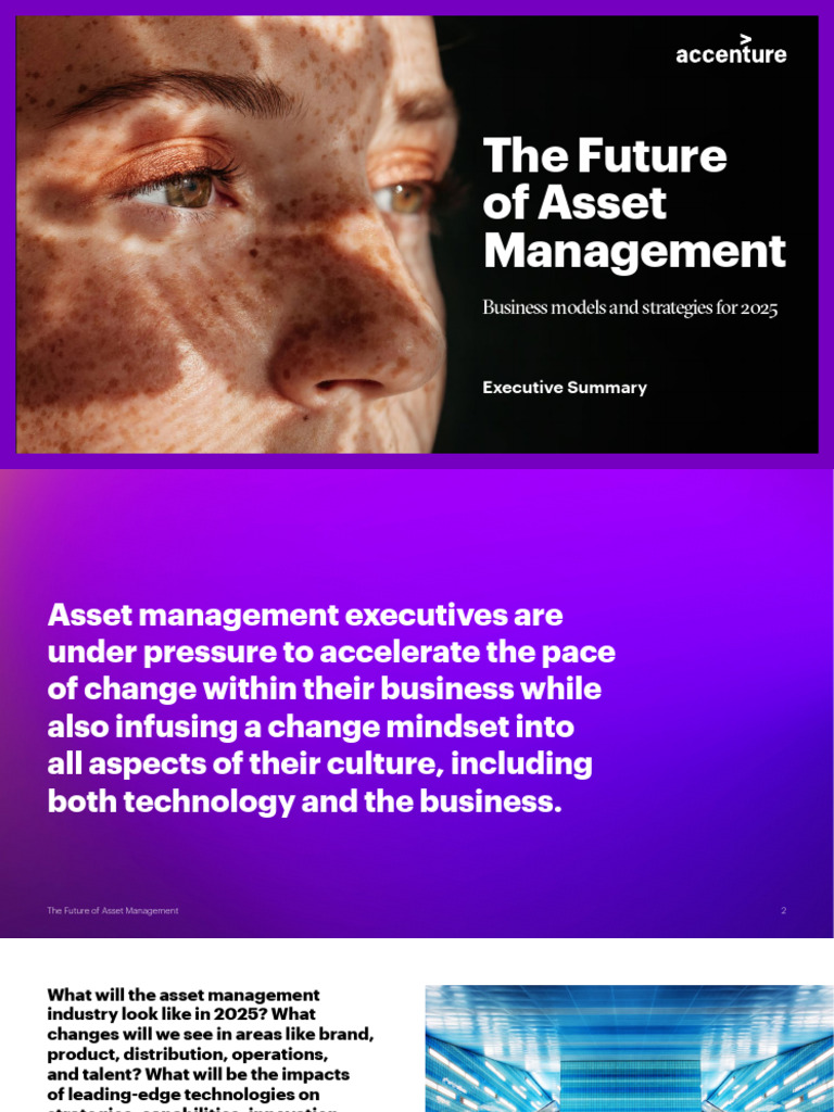 Accenture Future of Asset Management Executive Summary | PDF | Brand ...