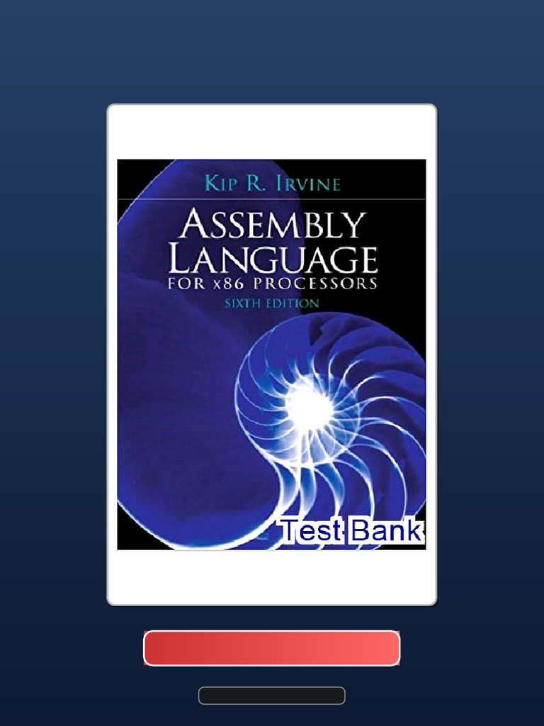 Complete Bundle Assembly Language For X86 Processors 6th Edition Irvine | PDF | Assembly ...