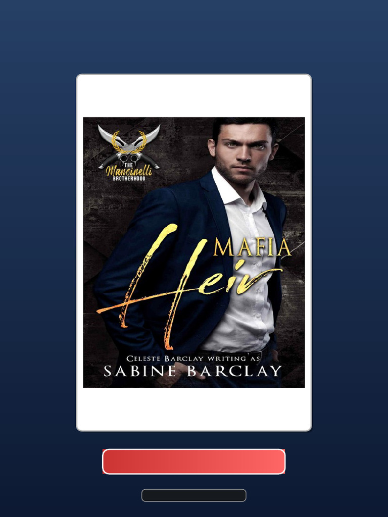 Complete Bundle Mafia Heir The Mancinelli Brotherhood Book 1 HQ File ...