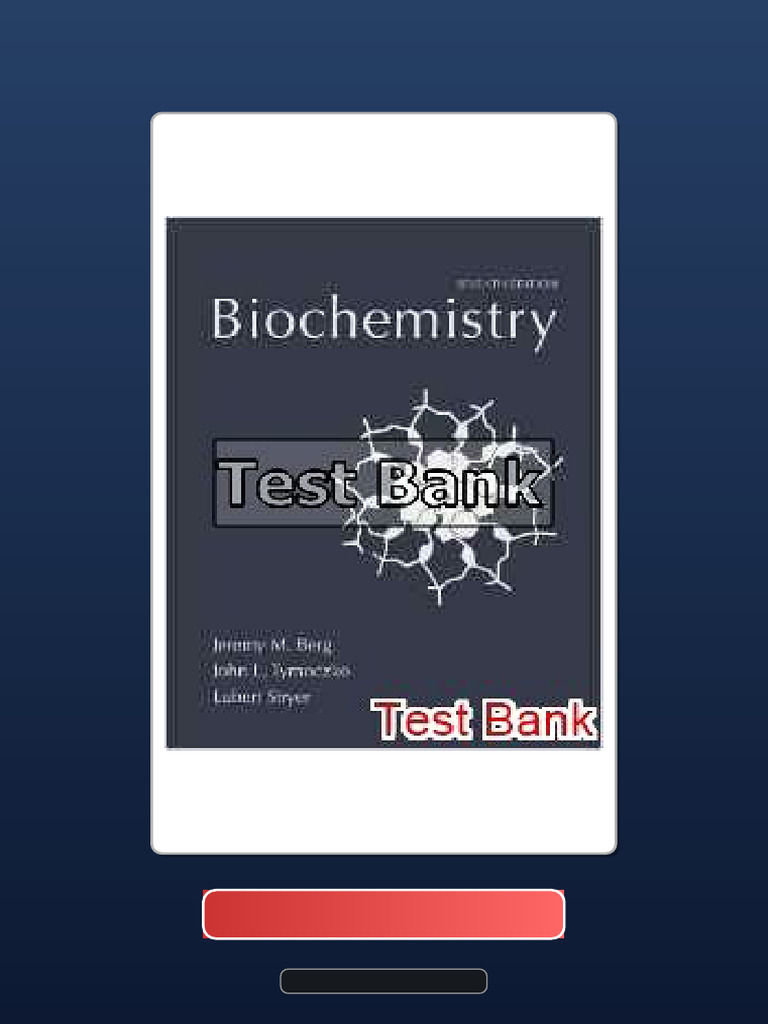 Complete Bundle Biochemistry 7th Edition Berg | PDF | Metabolism ...