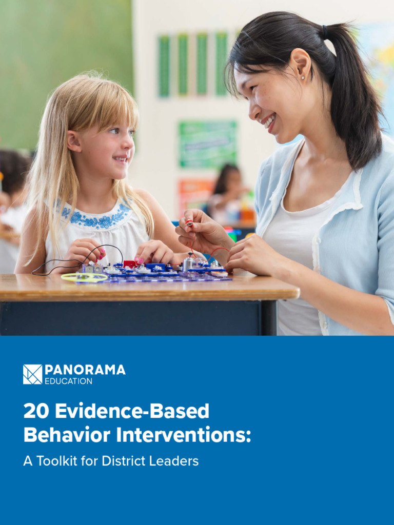 20 Evidence-Based Behavior Interventions a Toolkit for District Leaders ...