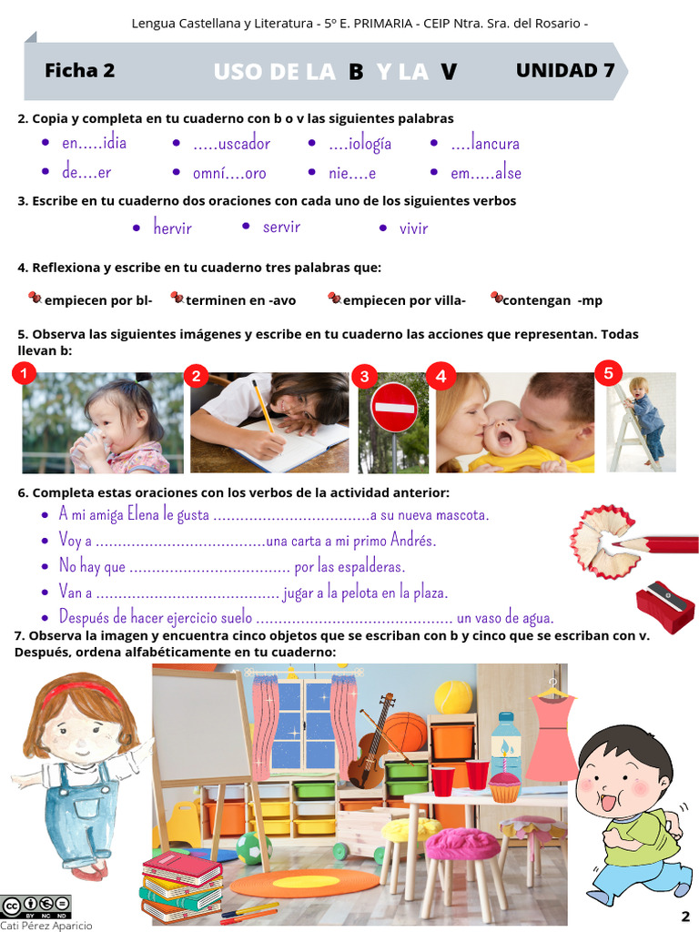 Unidad 7 - Vocabulario y Ortografía | PDF