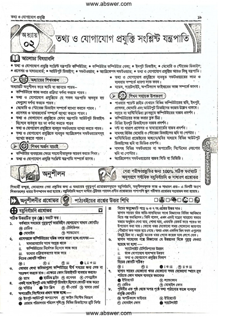 Chapter 2 - Class 6 ICT Guide | PDF