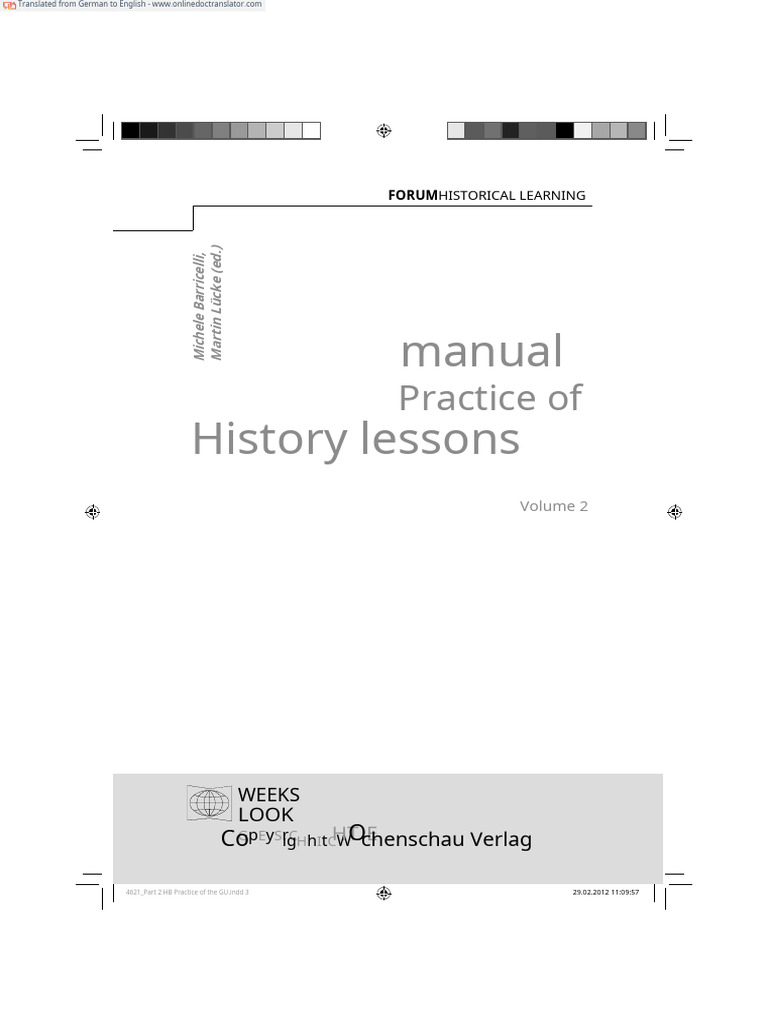 Multiperspectivity in History Teaching | PDF | Thought | Knowledge