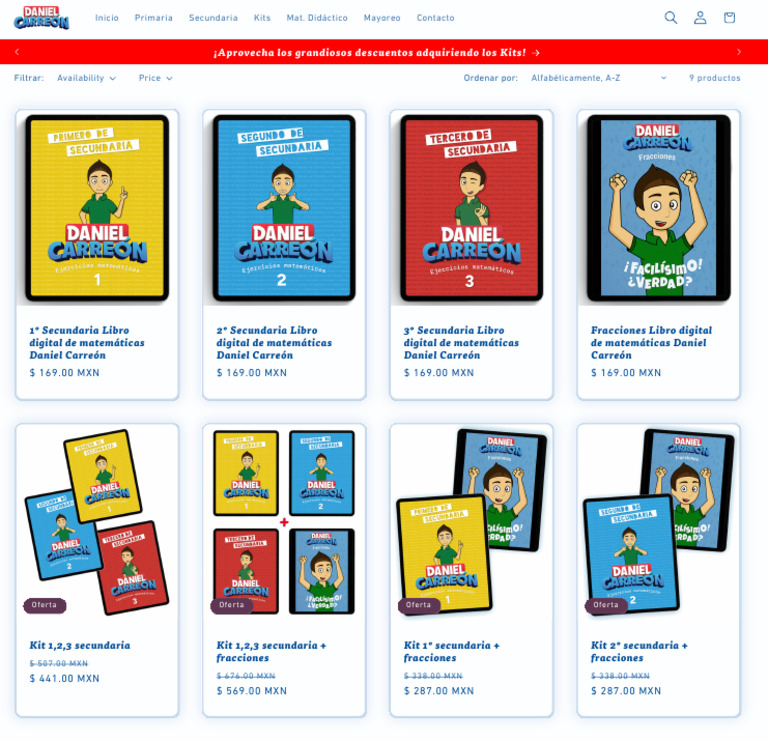 Libros Digitales Secundaria - Daniel Carreón | PDF