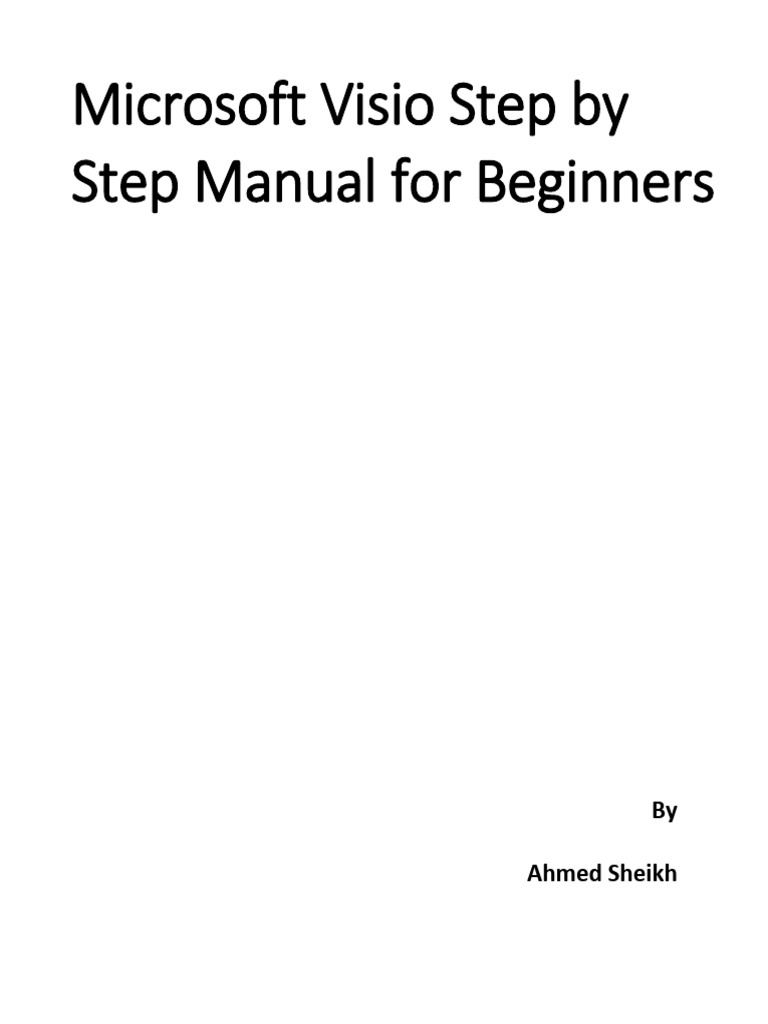 Microsoft Visio Beginner's Manual | PDF | Window (Computing) | System ...
