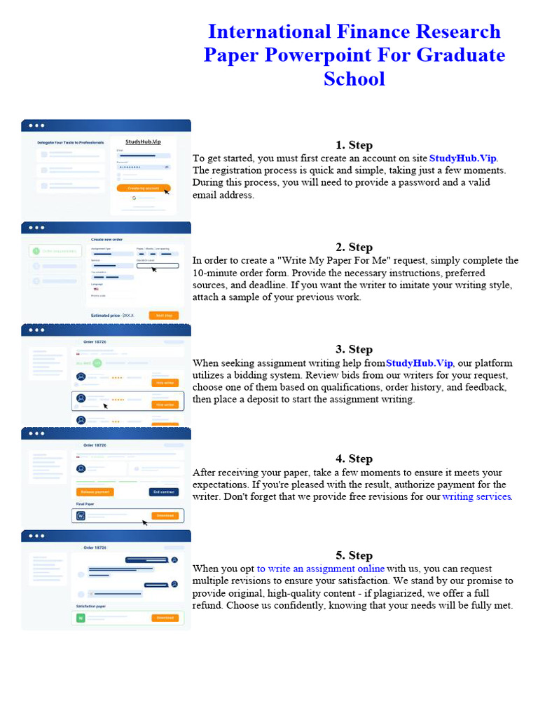 International Finance Research Paper Powerpoint For Graduate School ...