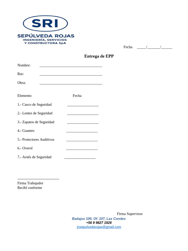 Entrega EPP | PDF