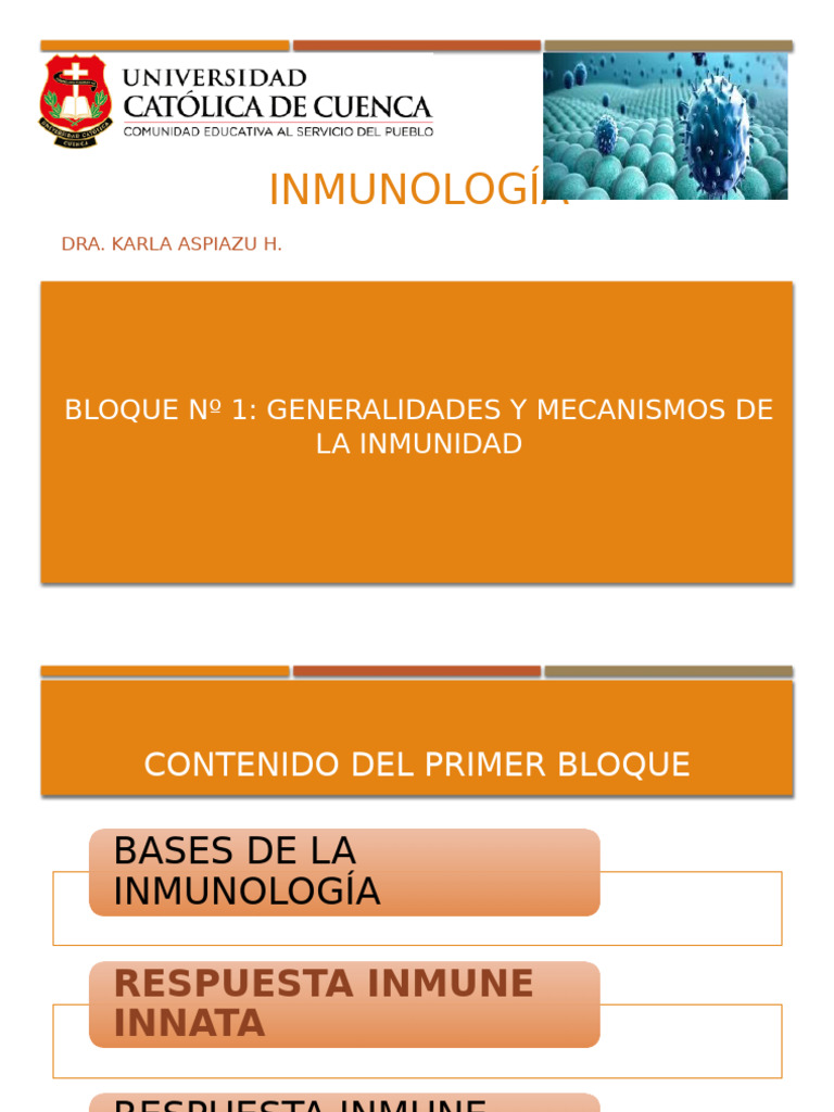 Respuesta Innata | PDF | Sistema inmune | Inflamación