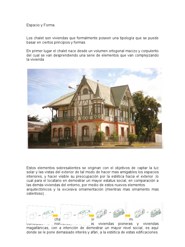 Chalet Espacio y Forma | PDF | Techo | Dom