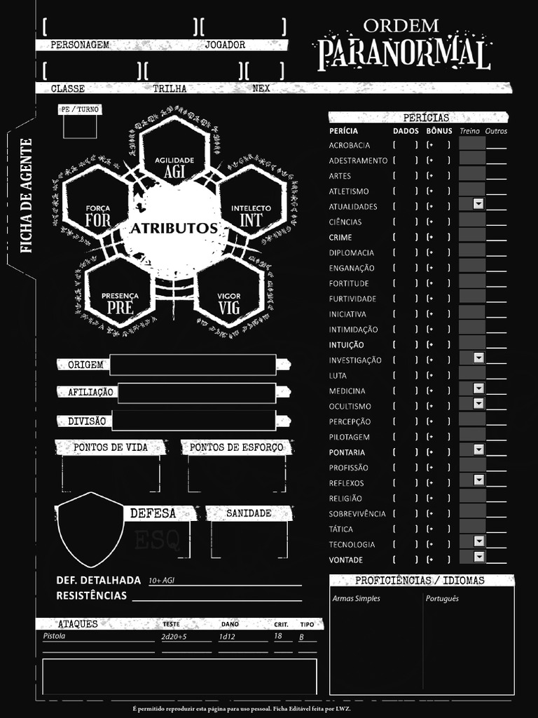 Ficha OP Ramon | PDF