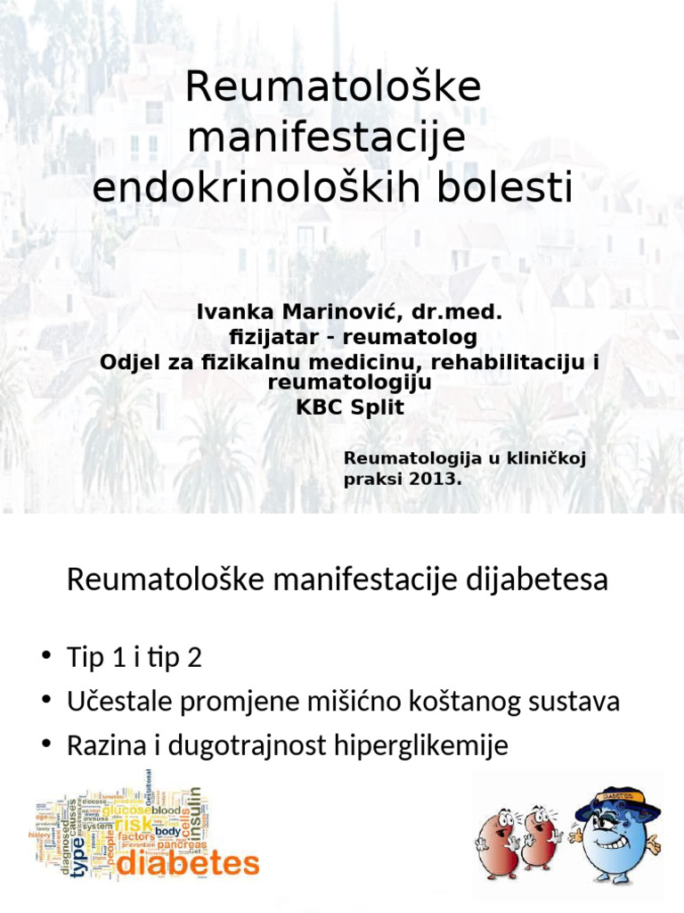 Reumatološke Manifestacije Endokrinoloških Bolesti | PDF