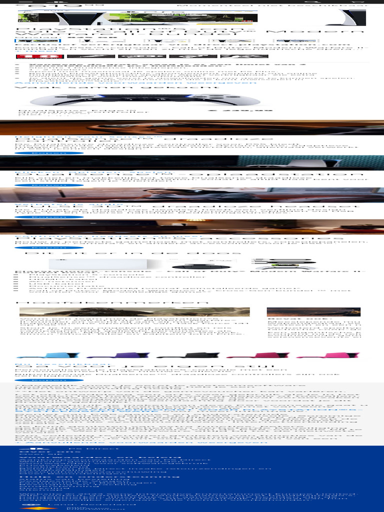 PlayStation®5-console - Call of Duty® Modern Warf | PDF