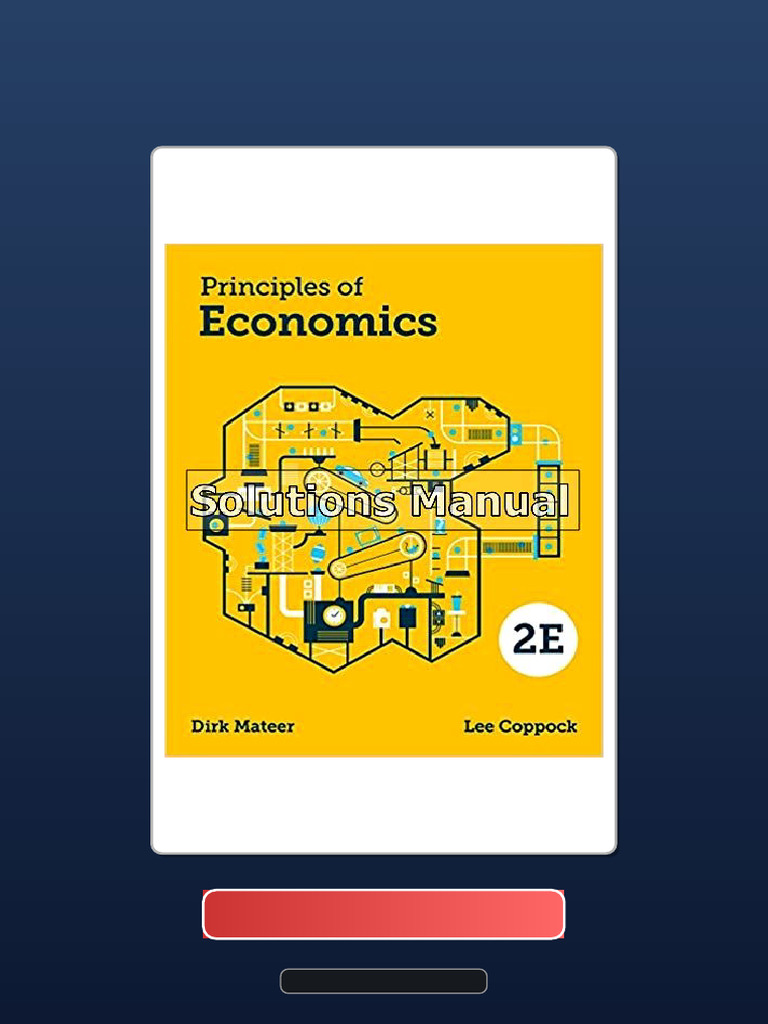 Complete Bundle Principles of Economics 2nd Edition Mateer | PDF ...