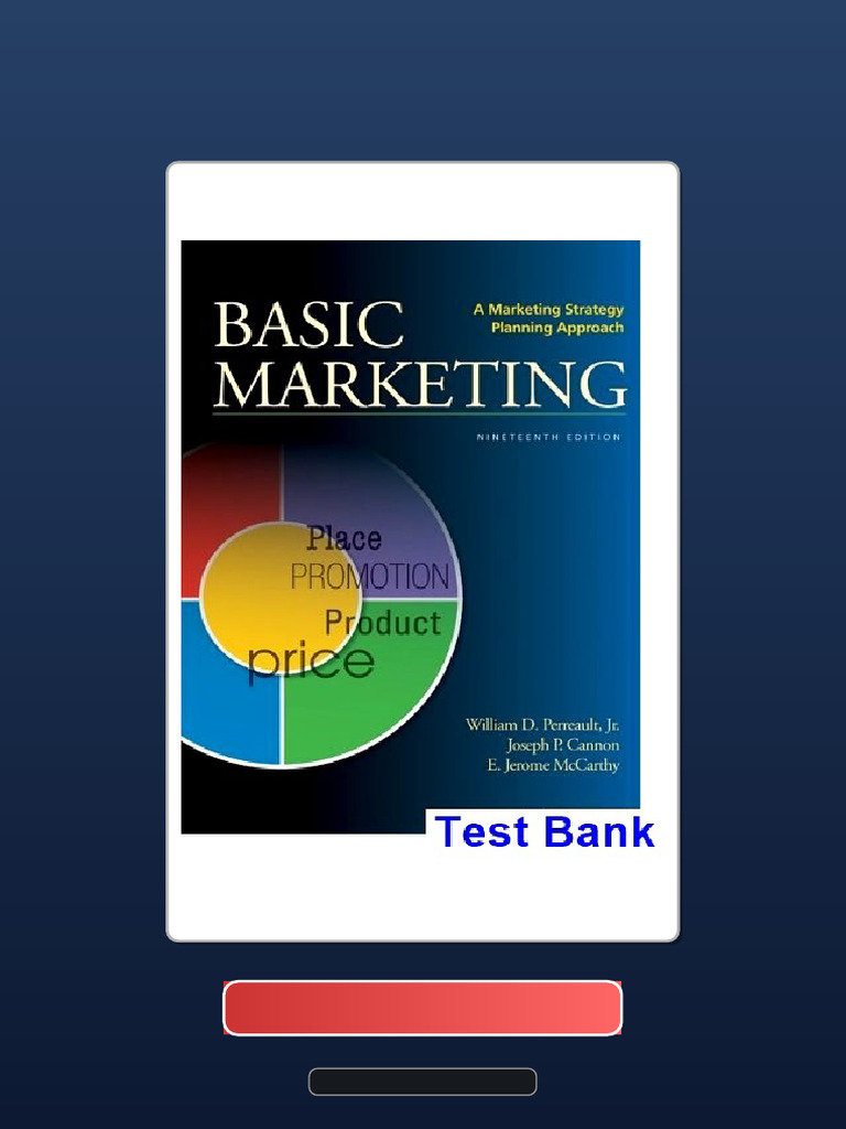 Complete Bundle Basic Marketing A Strategic Marketing Planning Approach ...