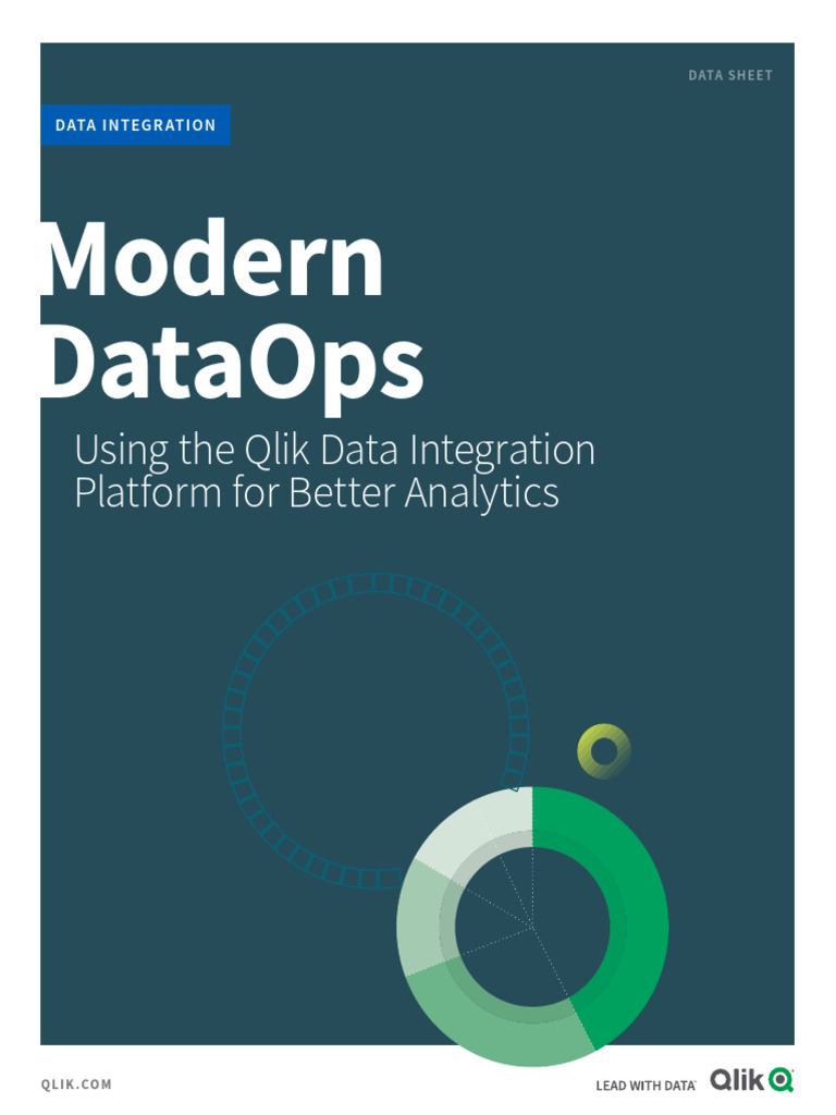 Modern Dataops: Using The Qlik Data Integration Platform For Better Analytics | PDF | Ibm Db2 ...