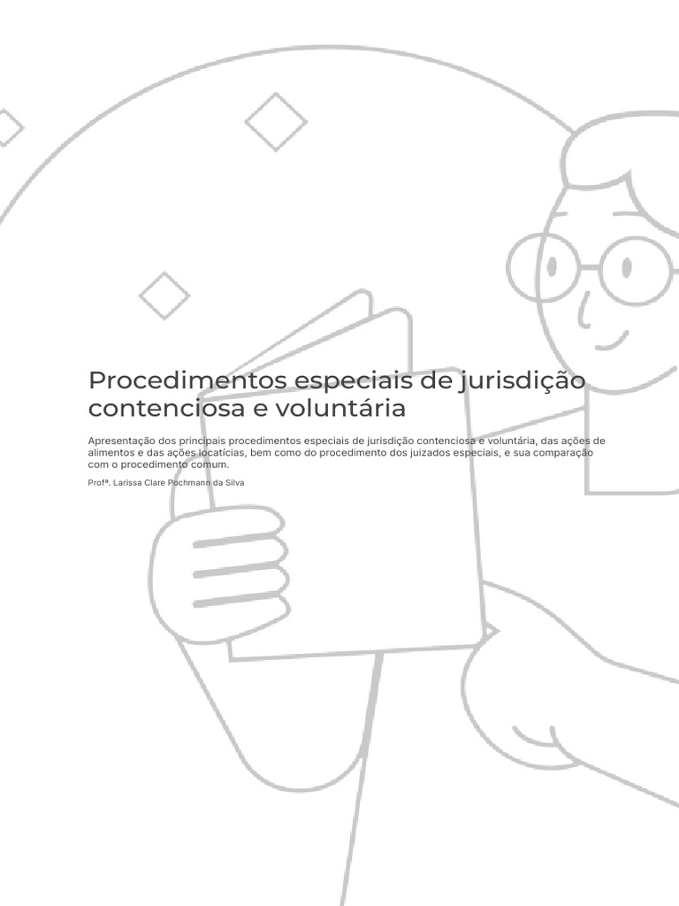 Procedimentos Especiais no CPC: Contenciosos e Voluntários | PDF ...