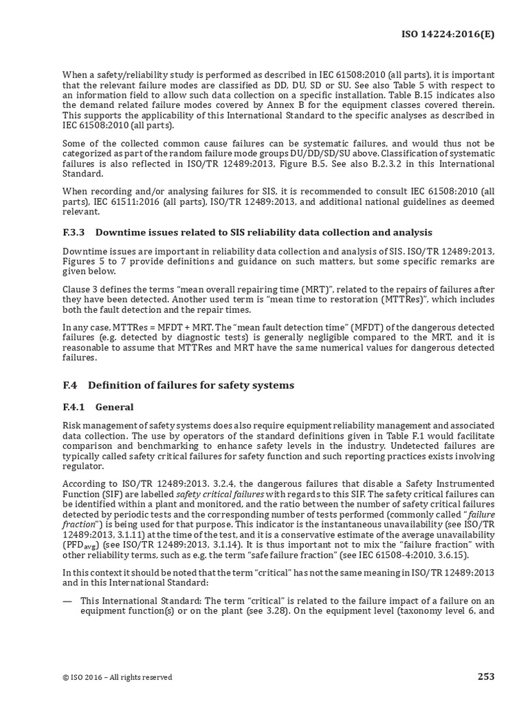 ISO-14224-INGLES-259 | PDF | Safety | Reliability Engineering
