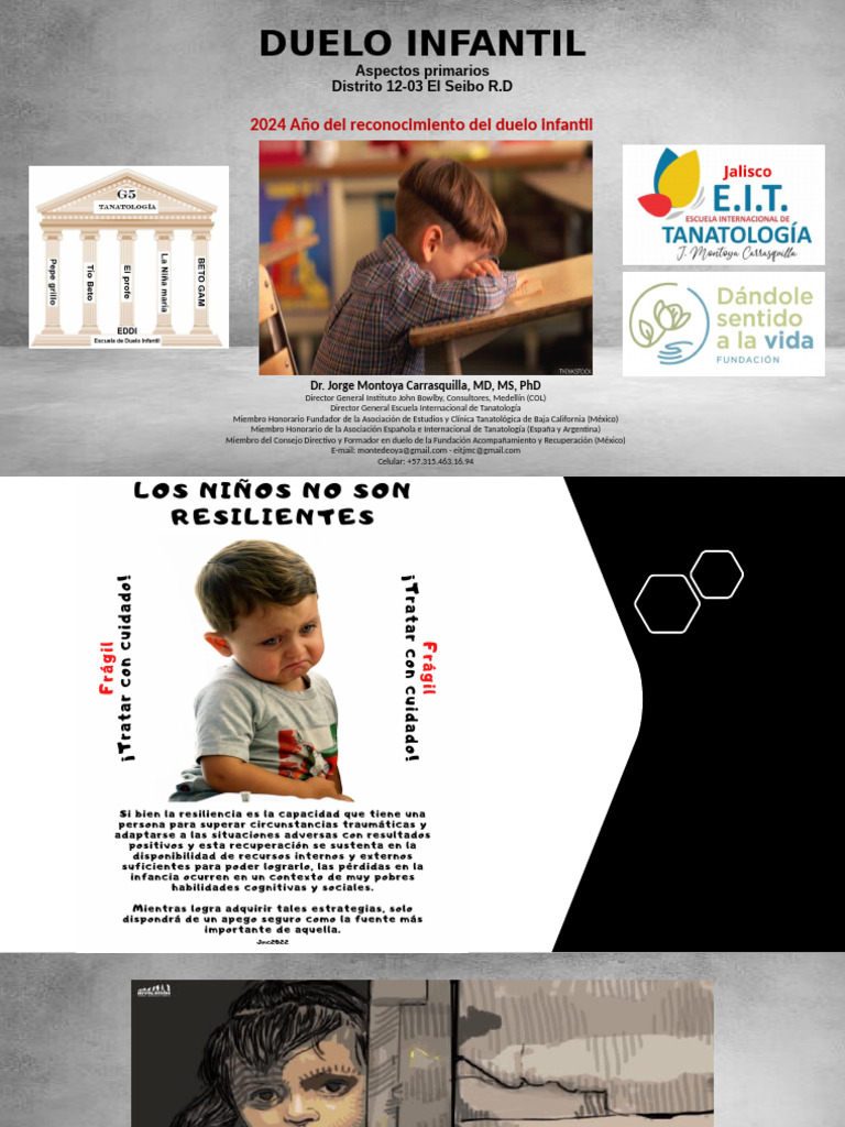 Duelo Infantil | PDF | Teoría de apego | Adultos