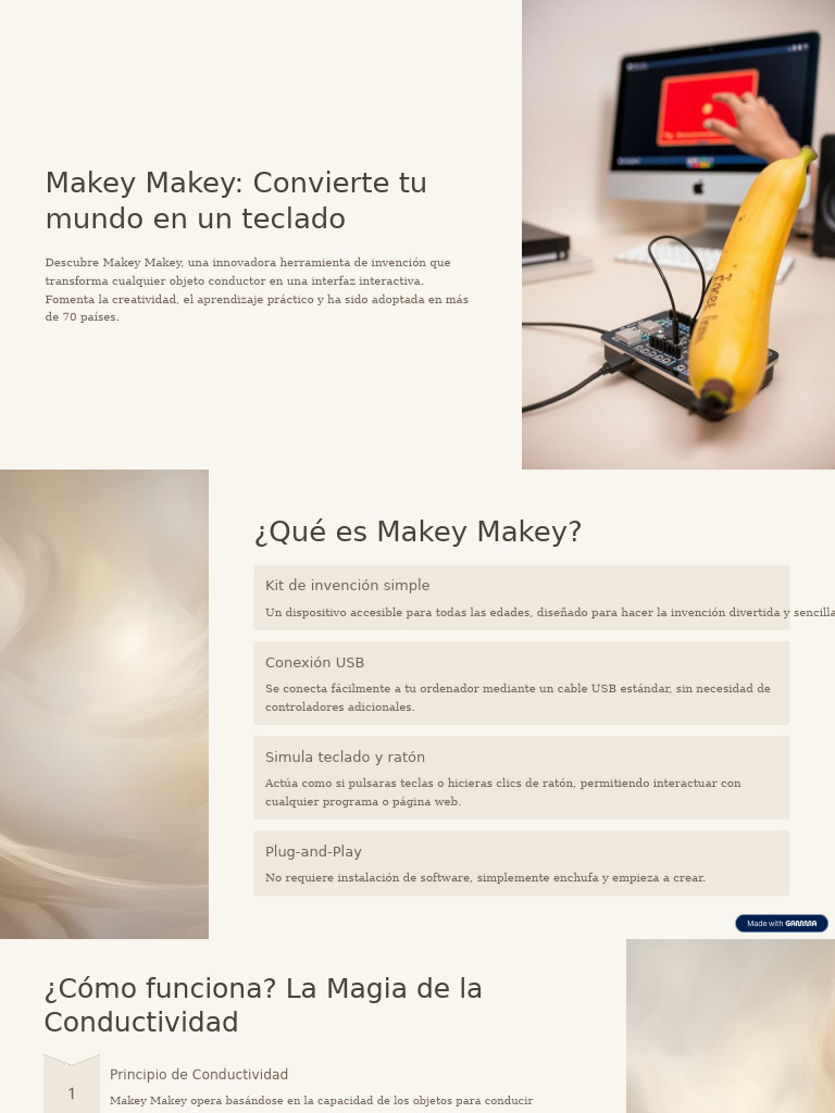 Makey Makey Convierte Tu Mundo en Un Teclado | PDF | USB | Teclado