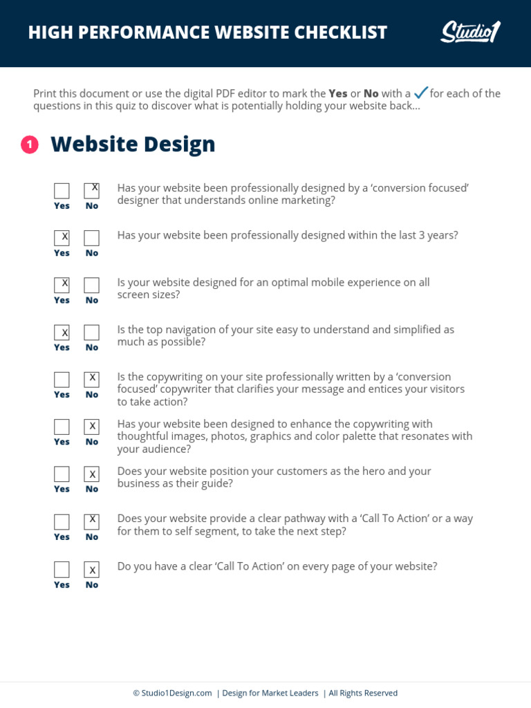 High Performance Website Checklist | PDF | Point Of Sale | Computing