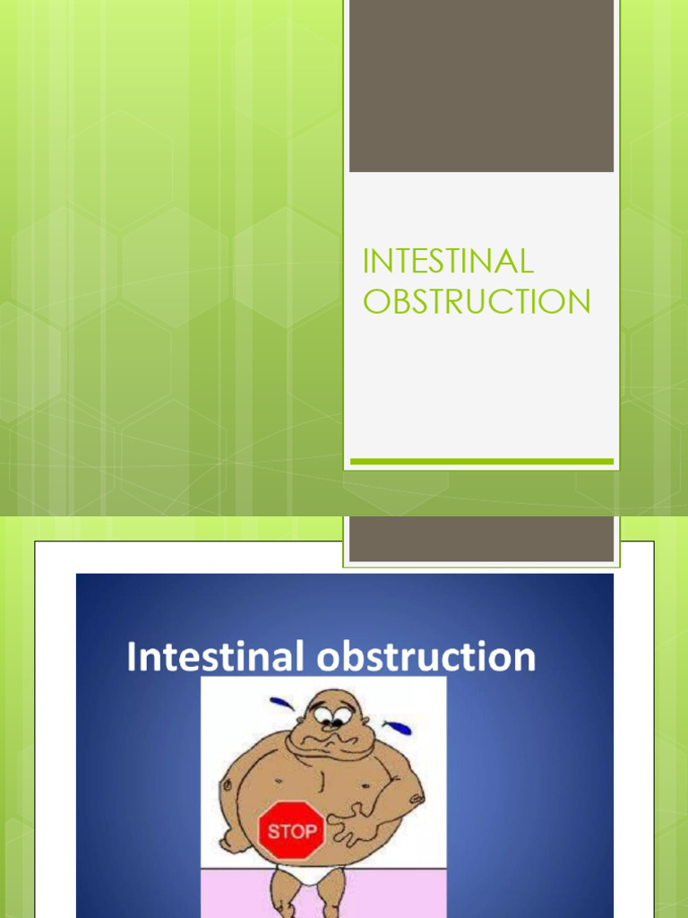 Intestinal Obstruction | PDF