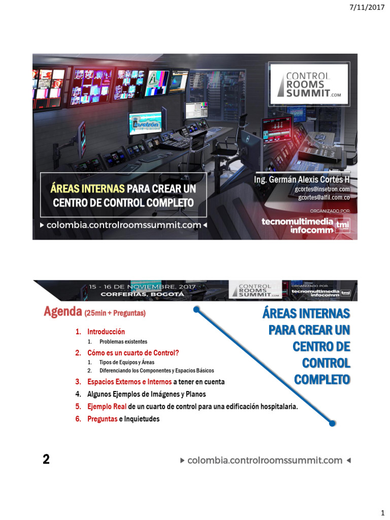 Diseño de Áreas para Centro de Control | PDF | Hardware de la ...