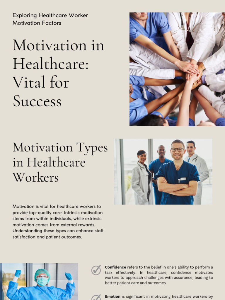 Motivating Healthcare Workers for Success | PDF | Motivational | Motivation