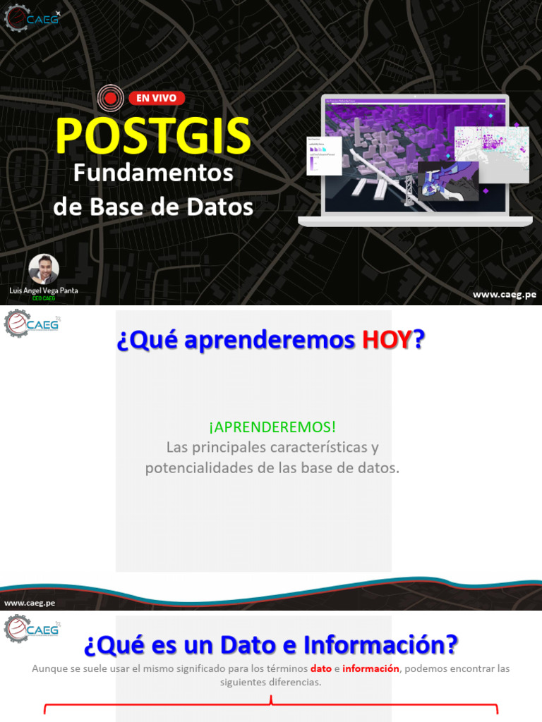 Tema 01 Fundamentos Base de Datos | PDF | Bases de datos | Postgre Sql