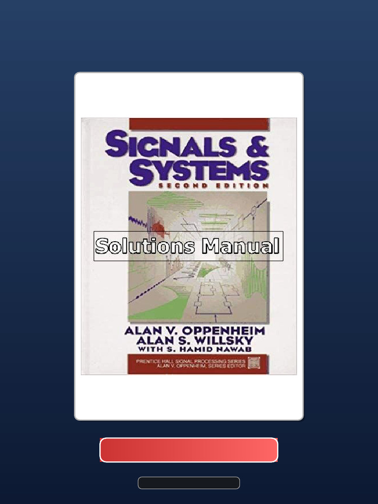 Complete Bundle Signals and Systems 2nd Edition Oppenheim | PDF ...