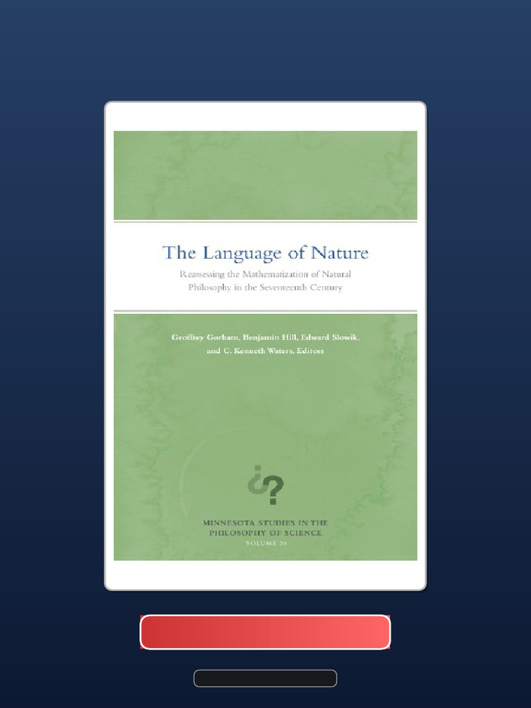 Complete Bundle Testbank The Language of Nature Reassessing The ...