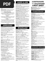 D&D 5e Combat Cheat Sheet | PDF | Dice | Tabletop Games