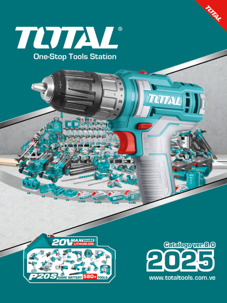 Catálogo Total Tools 2025 | PDF | Perforar | Cargador de batería