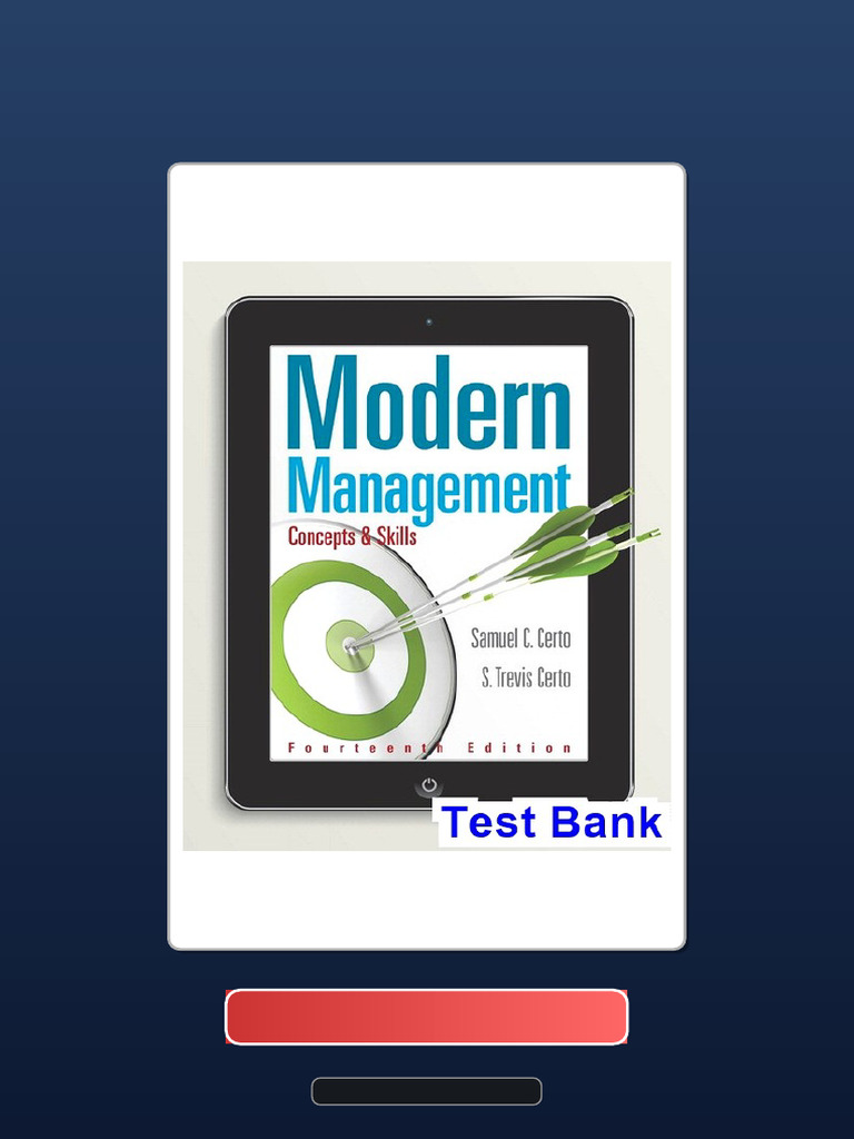 Complete Bundle Modern Management Concepts and Skills 14th Edition ...