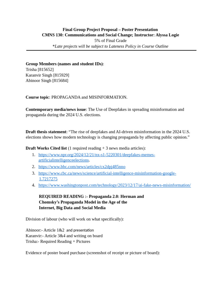 Cmns Project Thesis | PDF