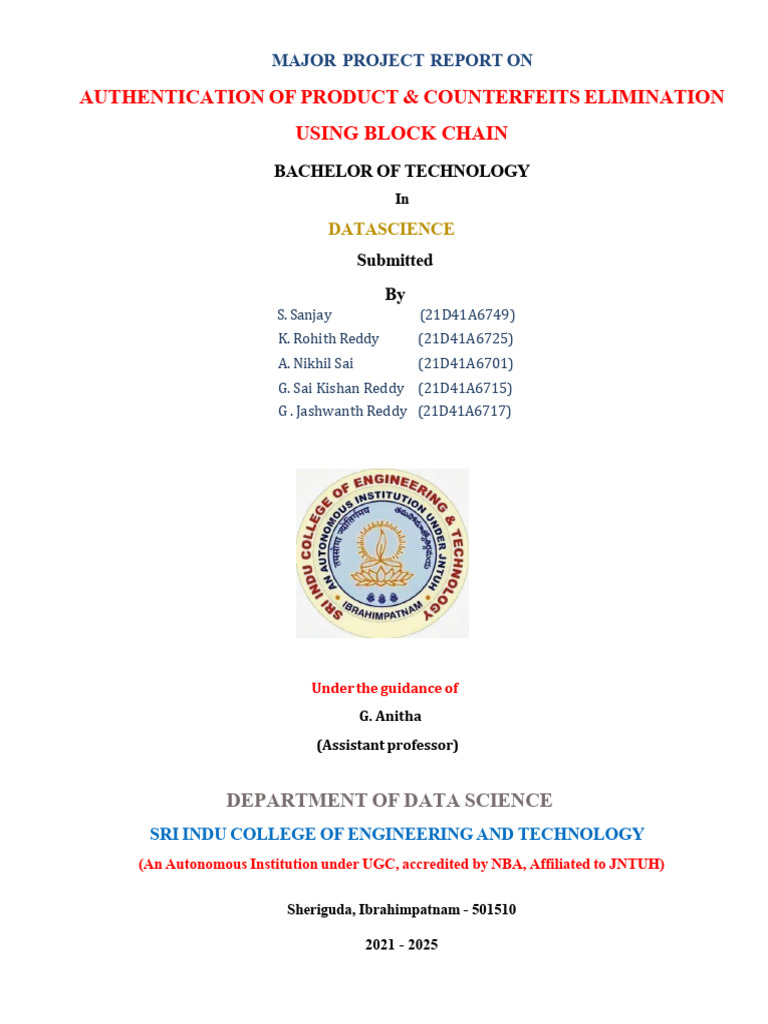 Major Project Batch - 13-Final | PDF | Machine Learning | Python (Programming Language)