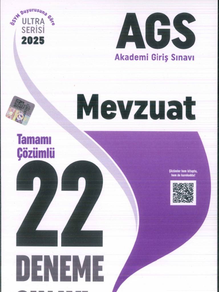 Data Meb-Ags Mevzuat Çözümlü 22 Deneme | PDF