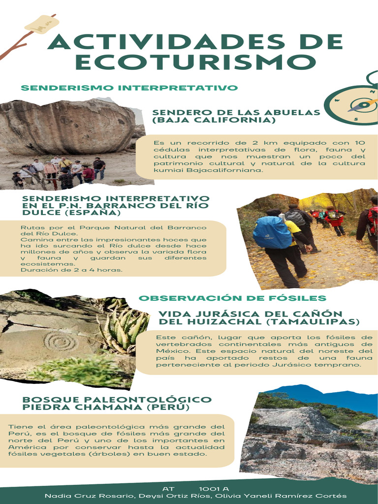 Infografía Actividades de Ecoturismo | PDF | México | Ecología