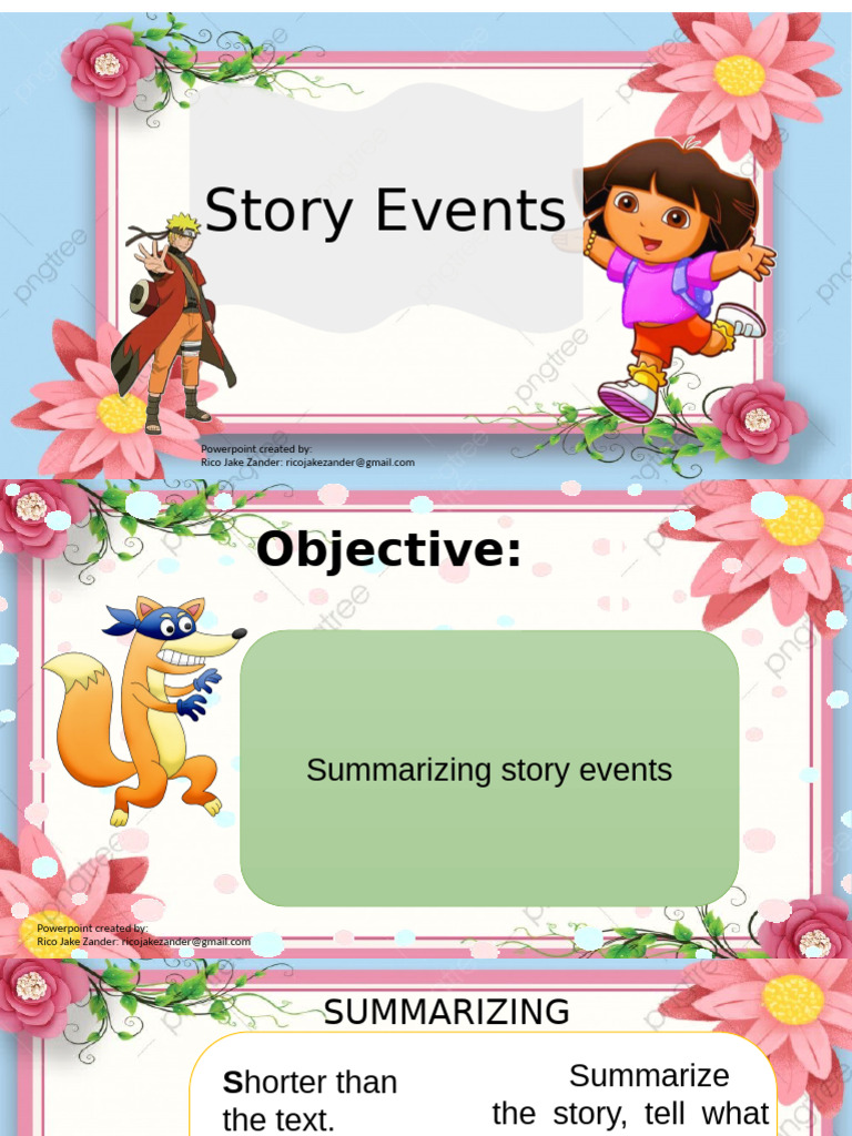 Summarizing Story Events for Grade 4 | PDF | Chess Theory | Chess