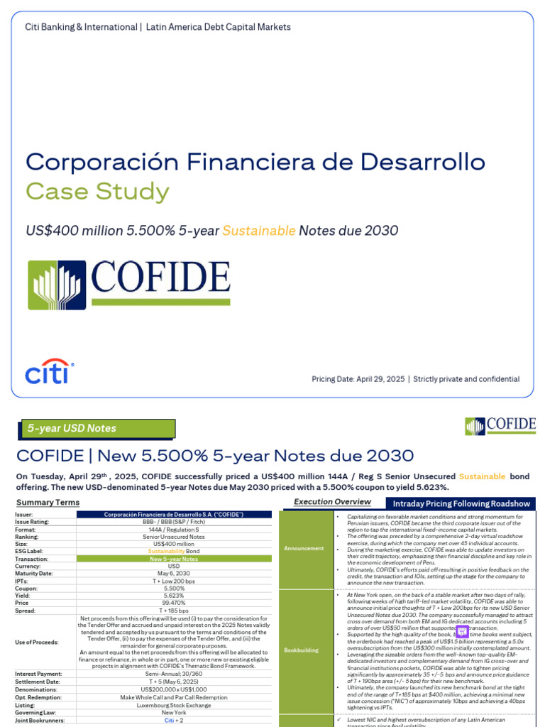 COFIDE - Case Study (April 2025) | PDF | Climate Change | Climate Change Mitigation