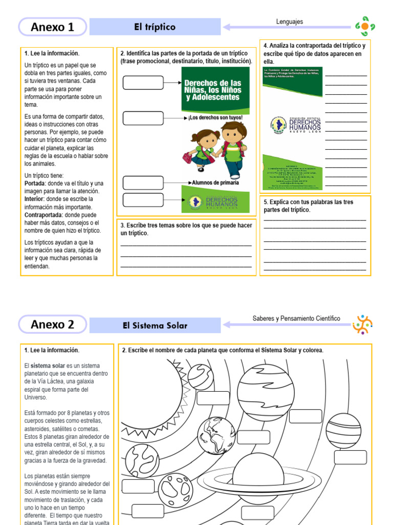Cuad Parte 1 5° (4) - Removed | PDF | Información | Tierra