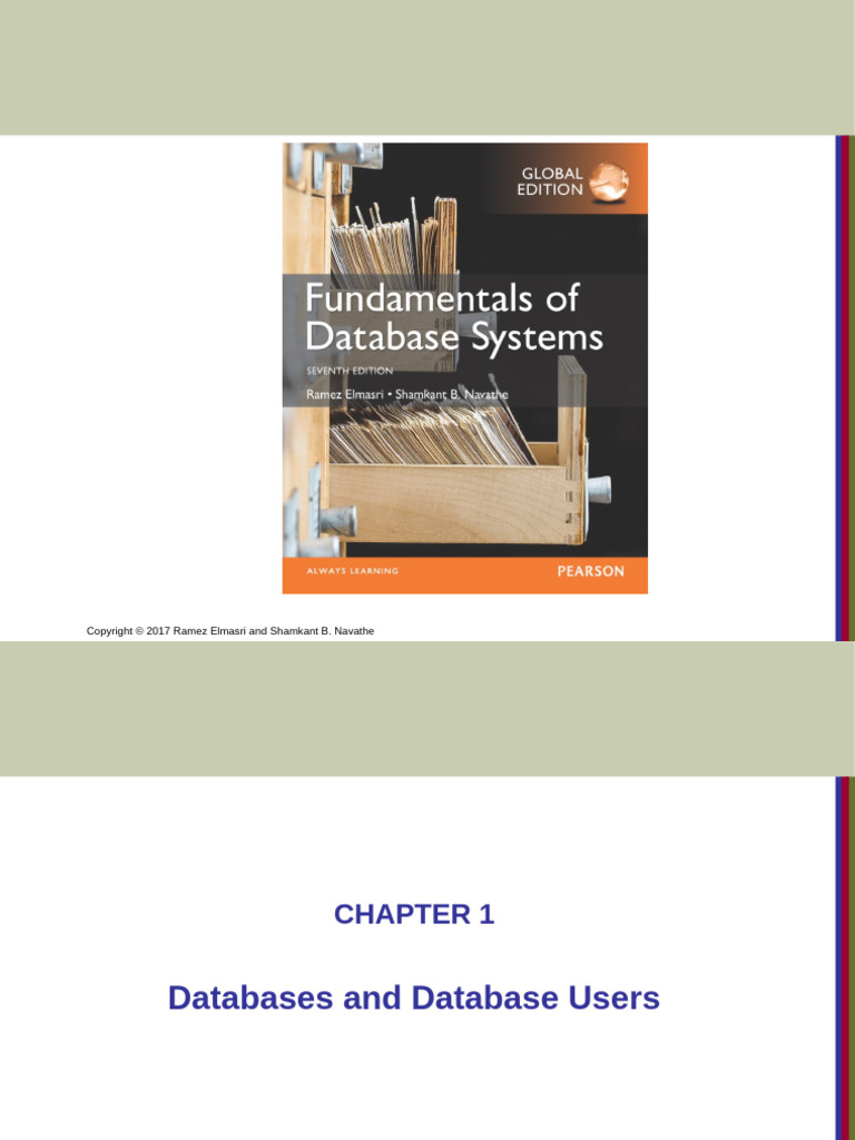 Chapter 1-Databases and Database Users (1) 2 | PDF | Databases | Database Transaction
