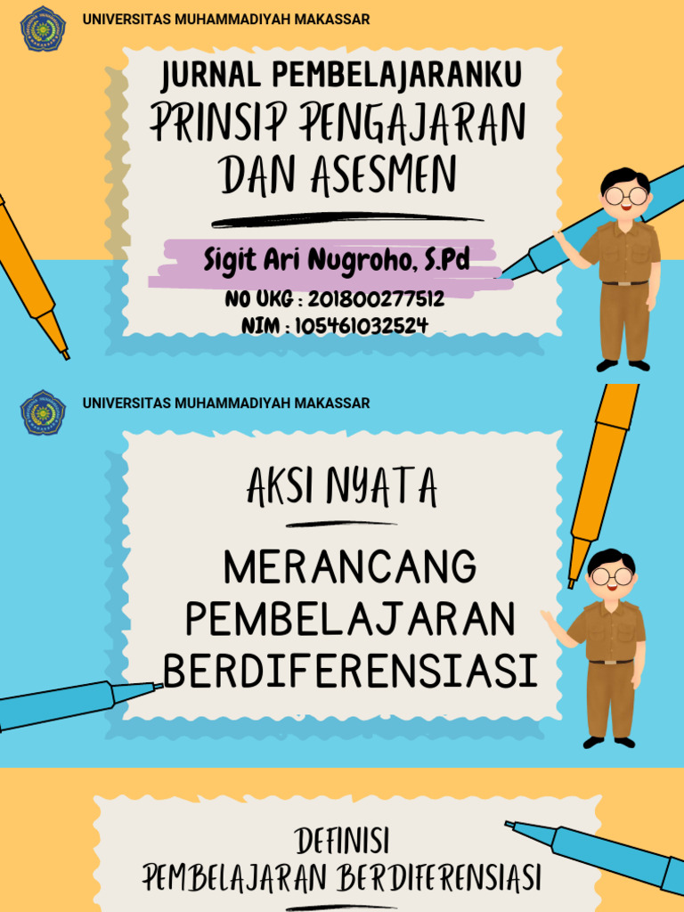 Aksi Nyata Topik Pembelajaran Berdiferensiasi - Sigit Ari Nugroho | PDF
