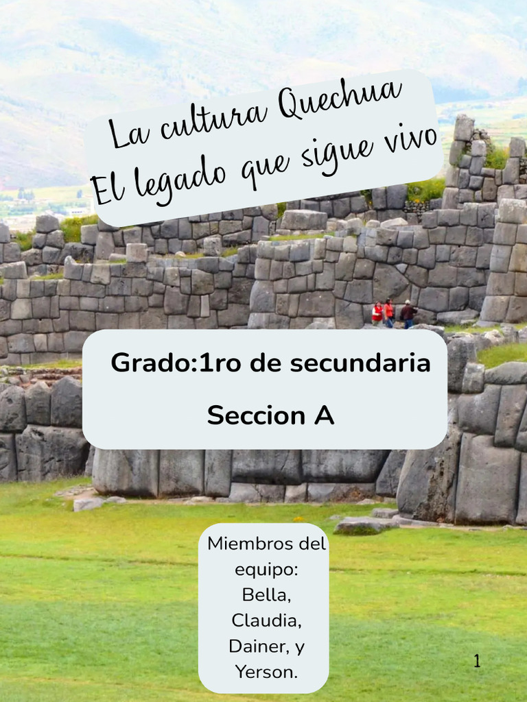 La Cultura Quechua | PDF