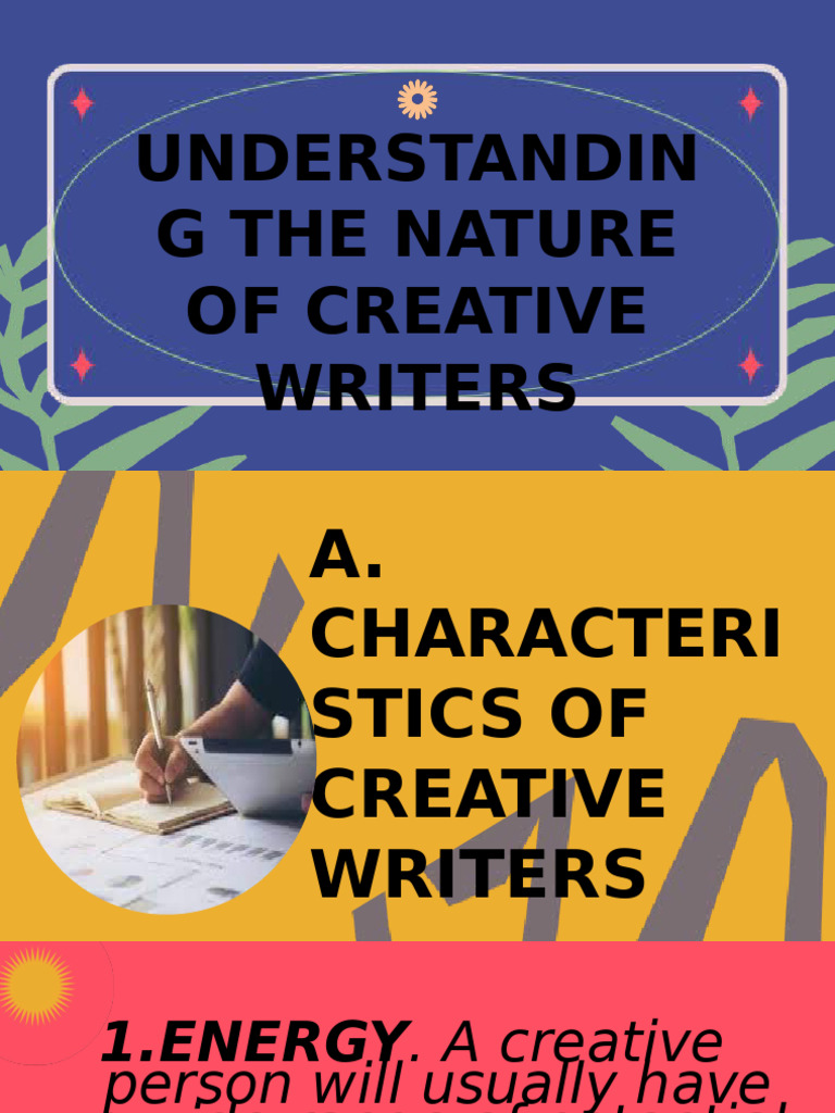 Characteristics of Creative Writers | PDF