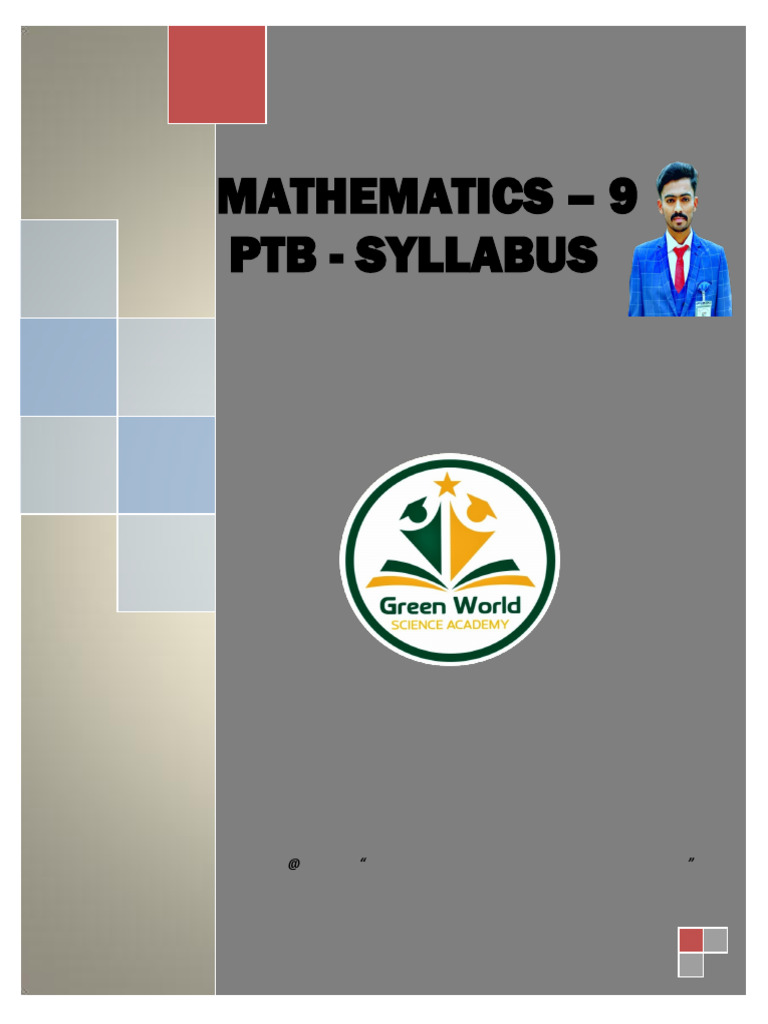 Maths Key PTB Class 9 | PDF | Square Root | Numbers